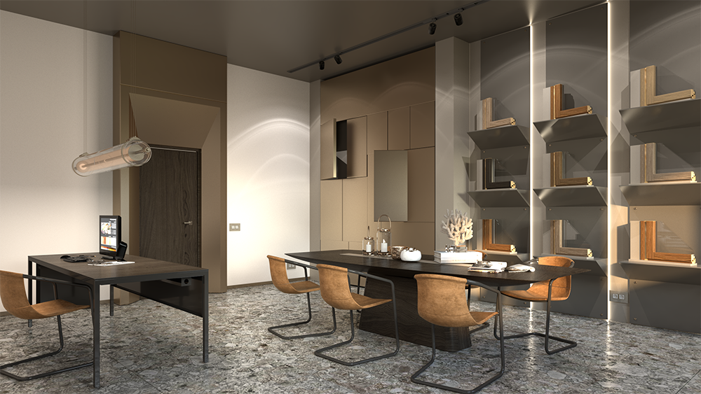 WINDOW FRAME SHOWROOM – La Project – Italian Design Studio